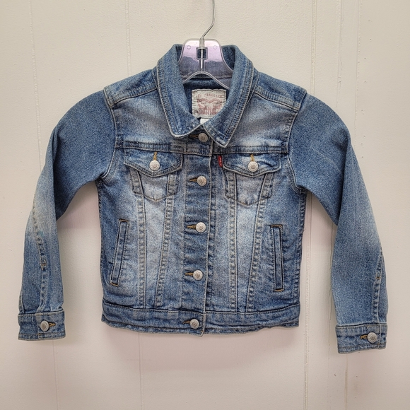 Levi's | Jackets & Coats | Levis Little Girl Trucker Denim Jacket ...